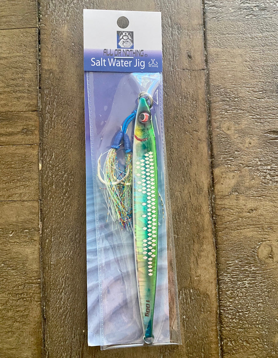 Vertical Fish Jig -100gm/3.5oz Hybrid Jig-Salt water – All or Nothing .US